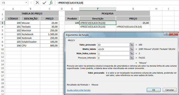 Função PROCV - Minhas Planilhas