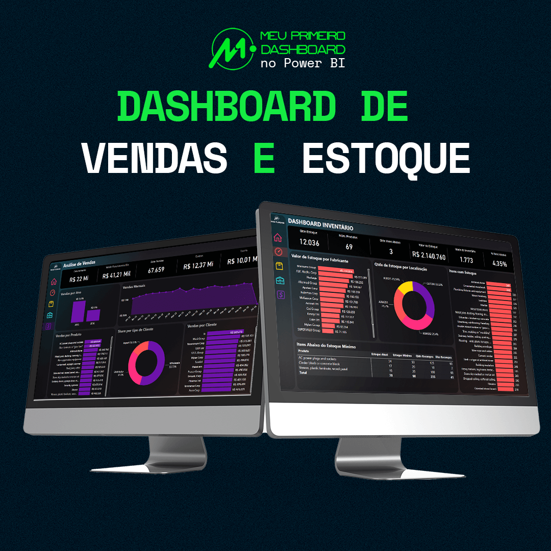 Curso de Power BI - Dashboard de Estoque e Vendas - Minhas Planilhas